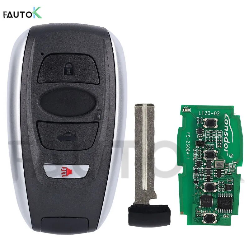 Умный ключ Lonsdor LT20-02EN для Subaru Forester Ascent STI WRX Legacy Outback 4 Buttons PCB