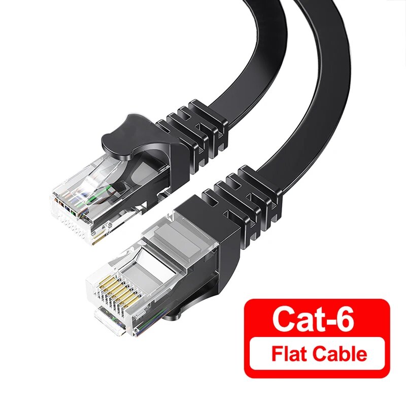 Кабель Ethernet Cat6 1000 Мбит/с RJ45 3M, CAT6 Flat Cable