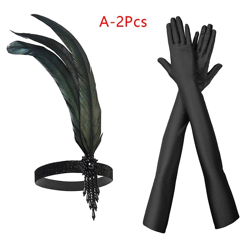 Комплект аксессуаров для маскарада 1920-х годов A