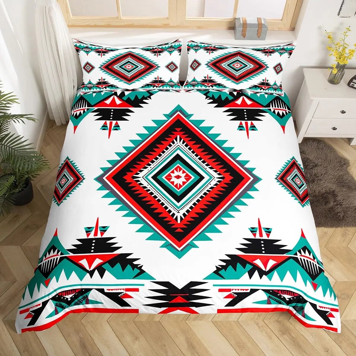 Комплект постельного белья Бохо 3 шт. 155x215cm 3pcs, 3