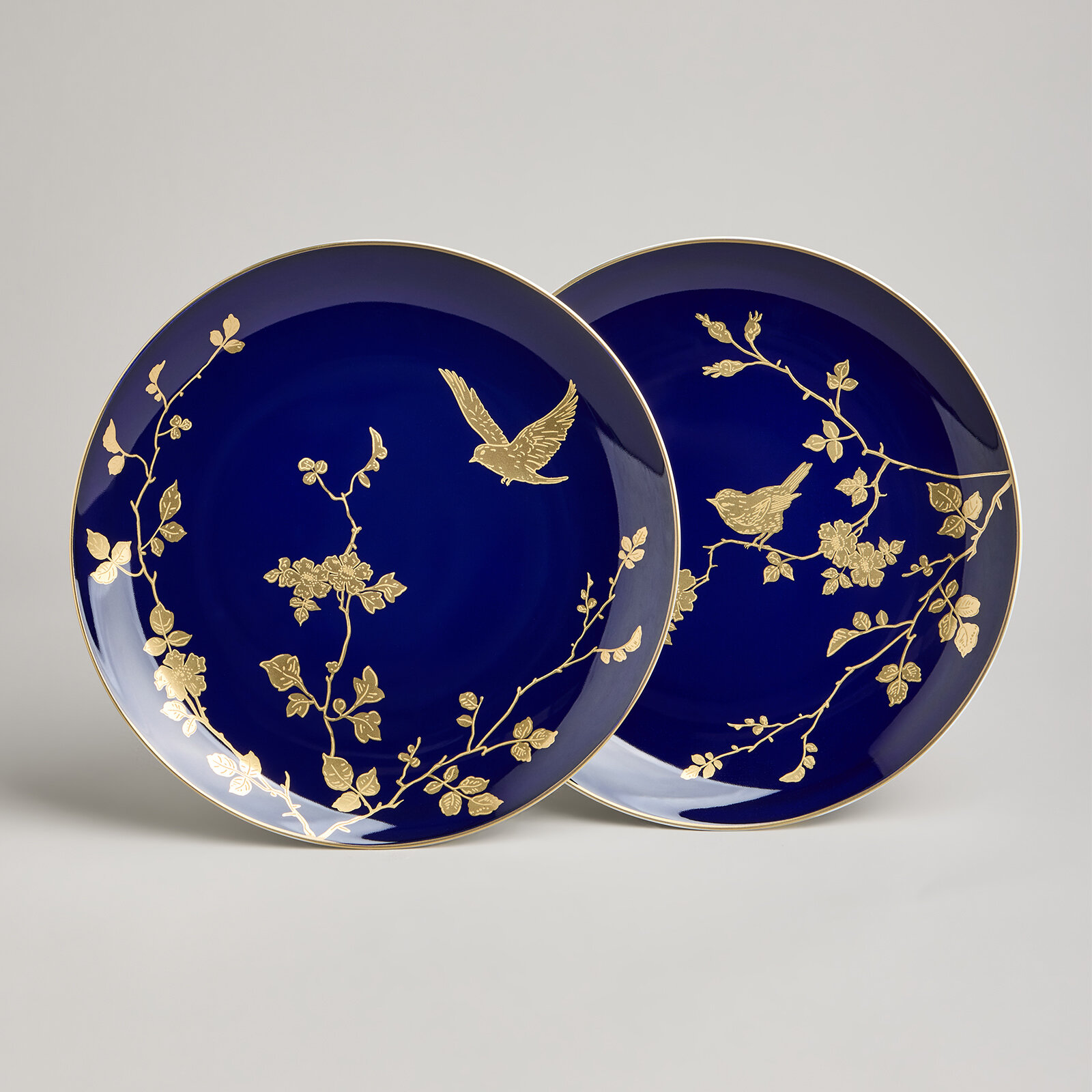 Набор тарелок закусочных lefard golden birds 2 шт. 22 см KSG-419-140