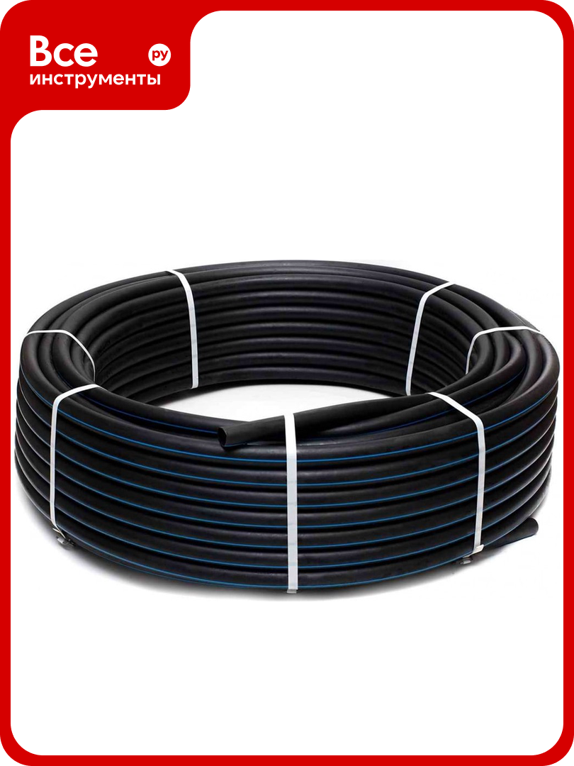 Питьевая напорная ПНД труба RTP ПЭ100 20х2,0 мм (100 метров) РТП 11265, 20 мм