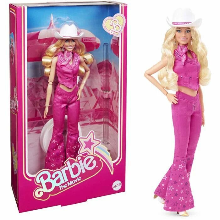 Киношная кукла Барби в розовом ковбойском наряде barbie HPK00