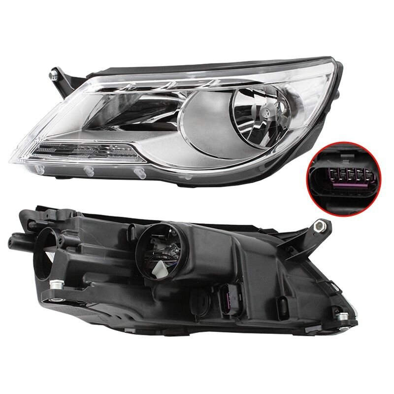 Фара левая для Фольксваген Тигуан 2007-2011, Volkswagen Tiguan фара левая 441-11C1LMLDEMN
