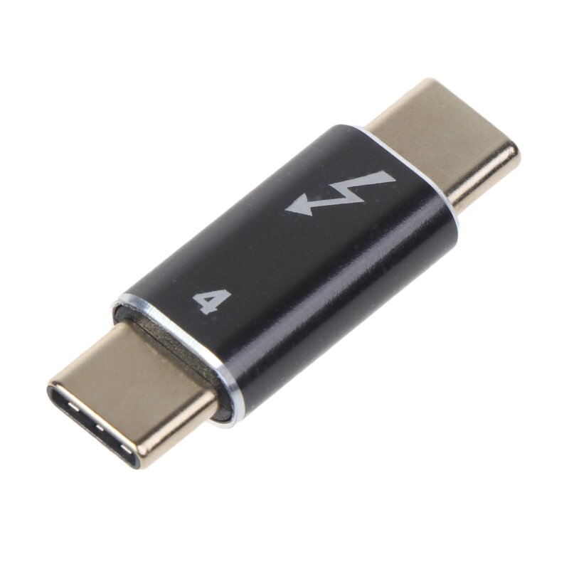 Адаптер USB C к USB C Type-C 40 Гбит/с 100 Вт PD Адаптер Для Быстрой Зарядки И Передачи Данных для ПК, Телефона, Ноутбука