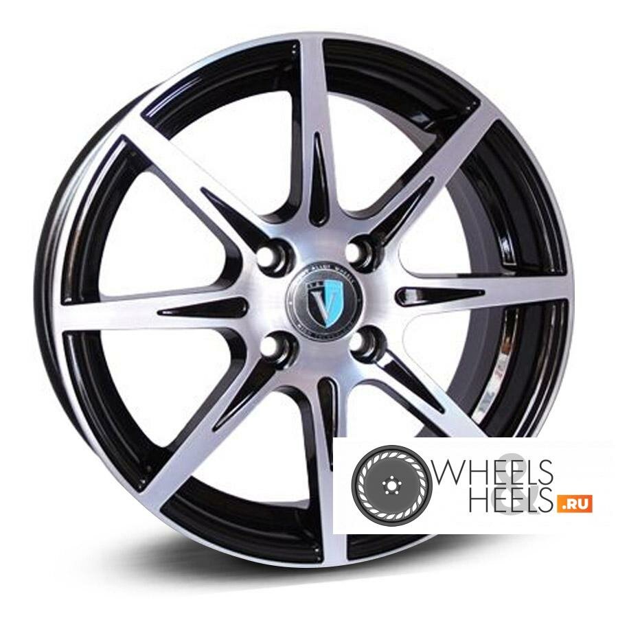 Venti 1508 15x5.5 4x100 et45 dia54.1 Черный с полированной лицевой поверхностью