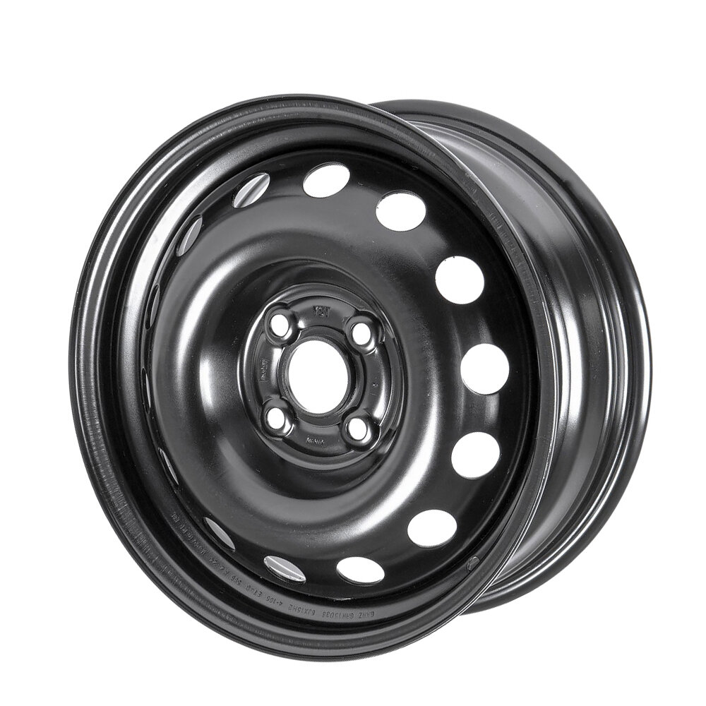 Диск штампованный R15 6J 4x100/54.1 ET48 GANZ Black GRN15036