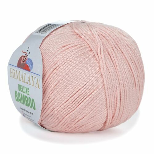 Пряжа Himalaya Deluxe Bamboo 124-05 светло розовый (100г/250м, упаковка 5 мотков)