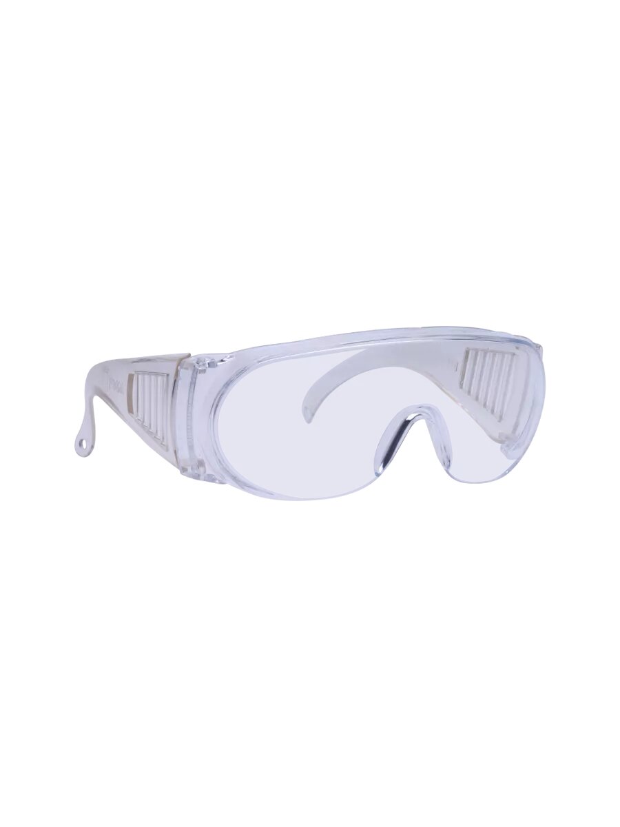 Очки строительные "Люцерна", поликарбонатные, прозрачные, защита спереди и с боков