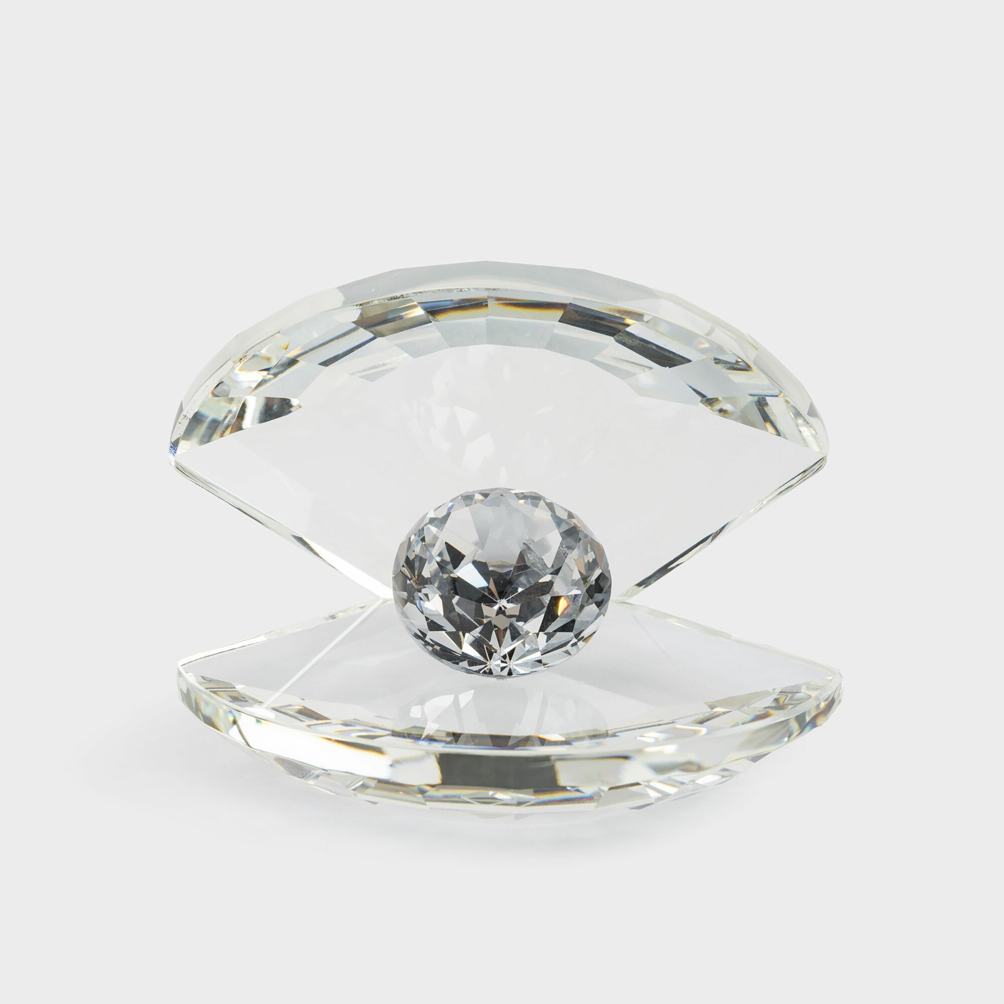 Статуэтка, 10 см, кристальное стекло, Морская ракушка, Lux crystal