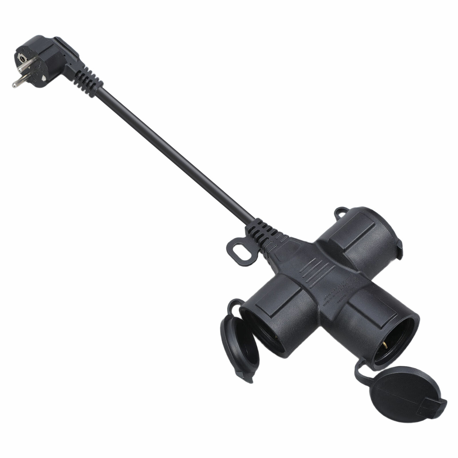 Тройной порт удлинитель Schuko розетка IP44 3500W резиновый кабель