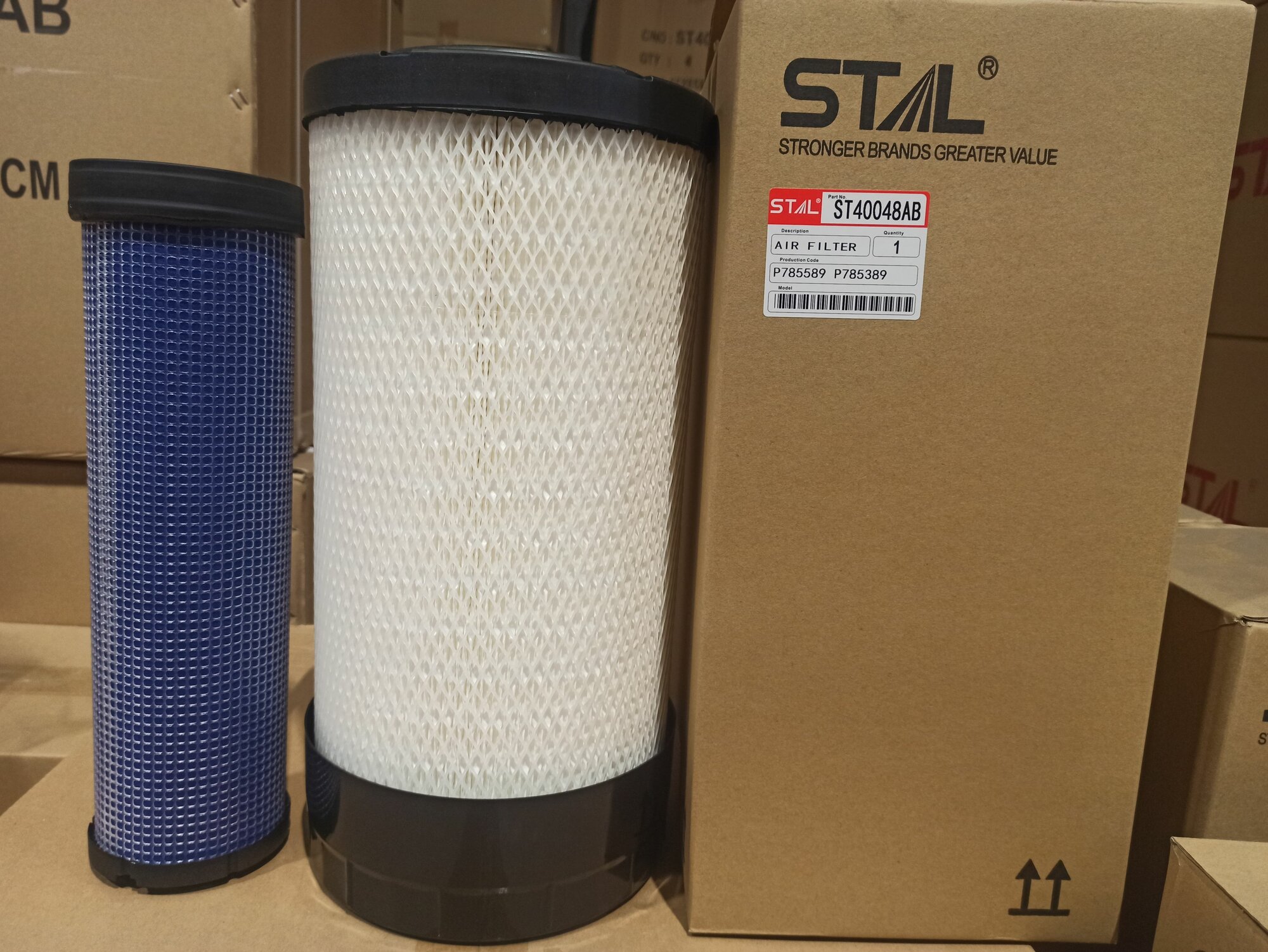 Фильтр воздушный STAL ST40048AB (AF25143+AF25755; P785589+P778637; X770689; 3222188131+3222188134) Atlas Copco