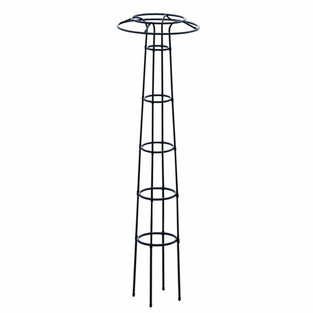 Подставка для зонтичных цветов с рамкой для роз-черный-225 см