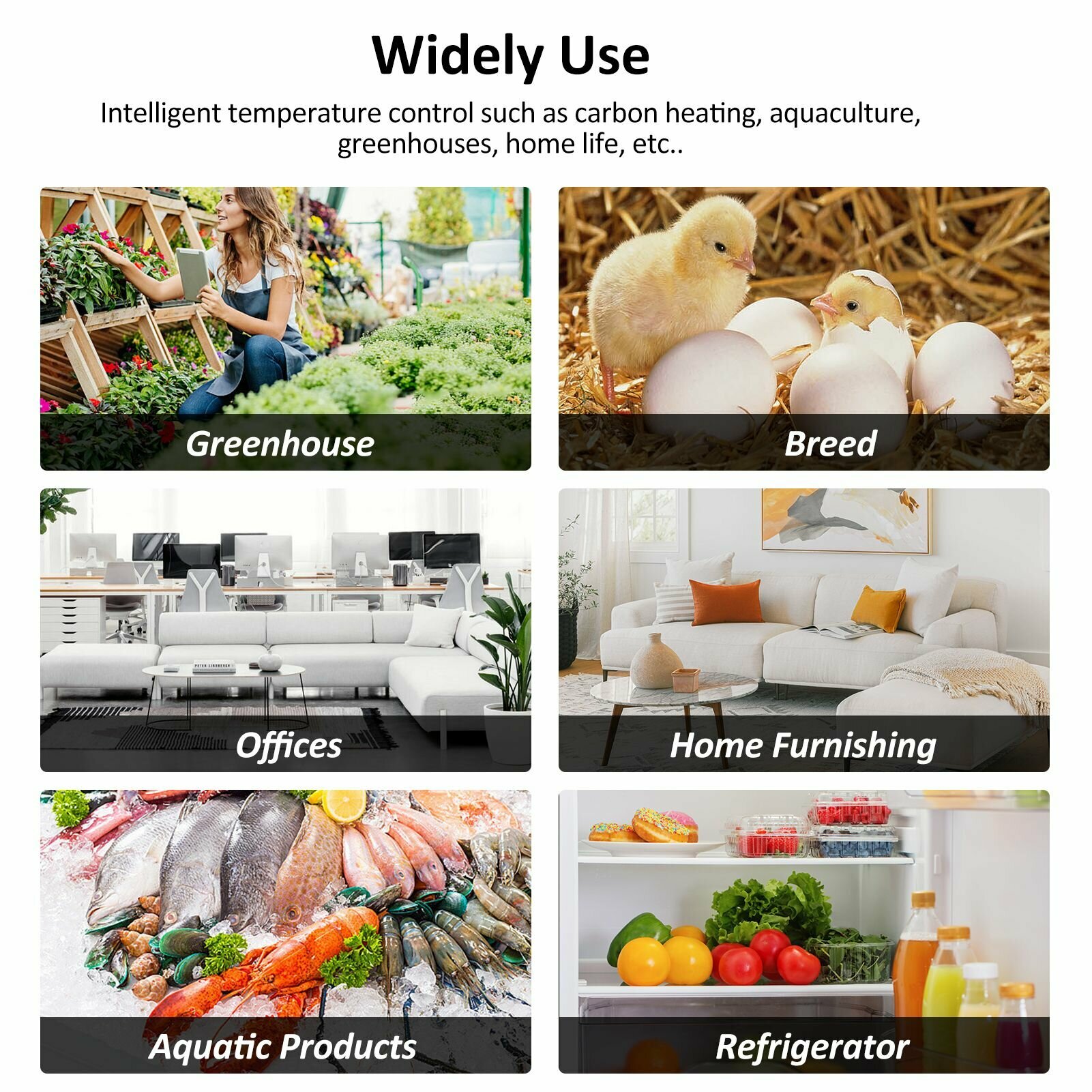 Розетка регулятора температуры, 230 В, 16А, цифровой дисплей