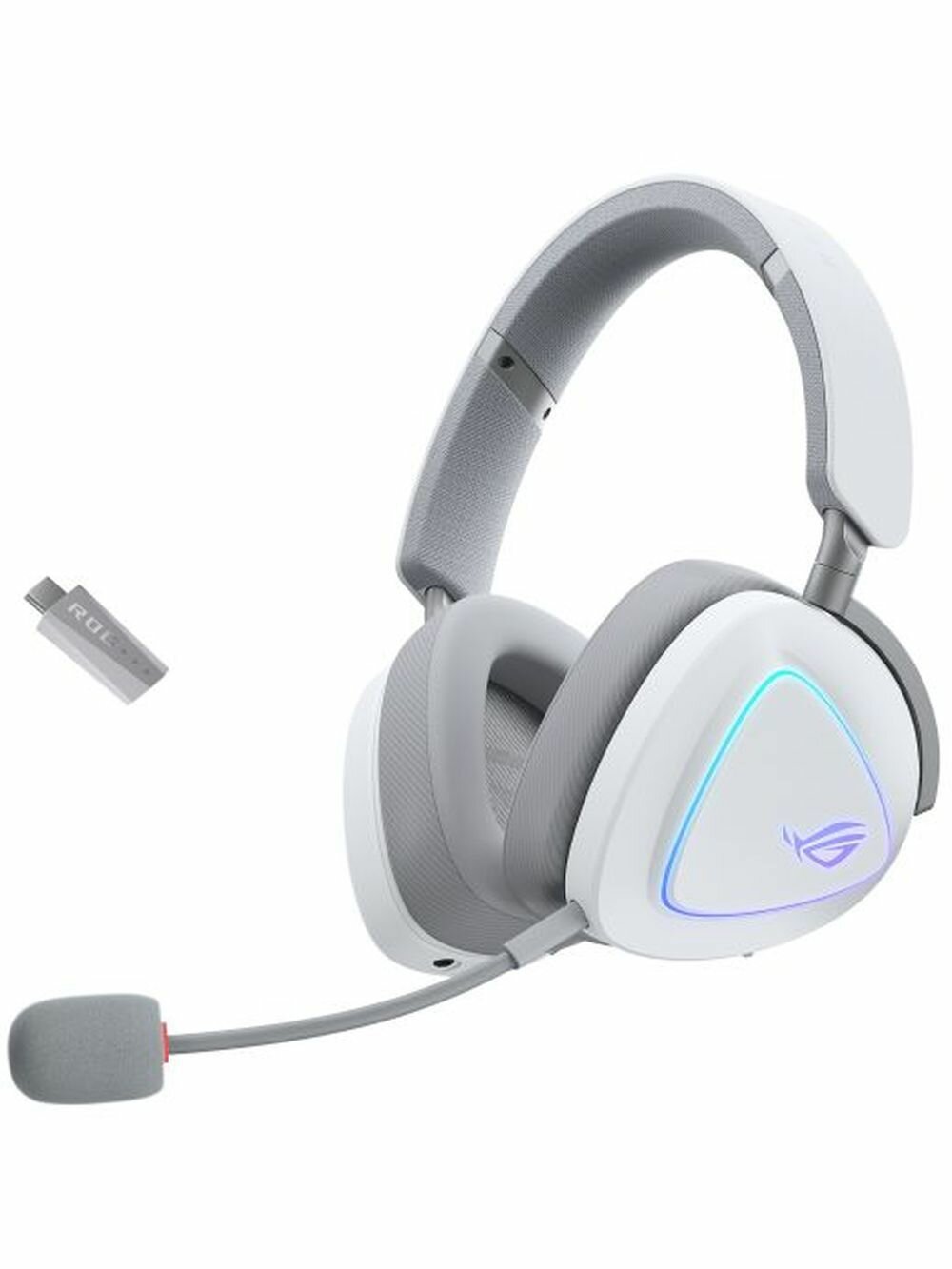 Гарнитура игровая ASUS ROG Delta II Moonlight White Edition (90YH03W0-BHUA10)