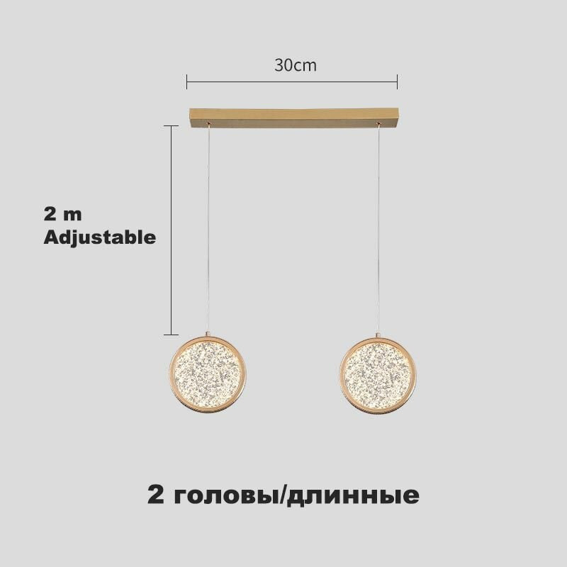 Свет роскошный простой хрустальная люстра -jua