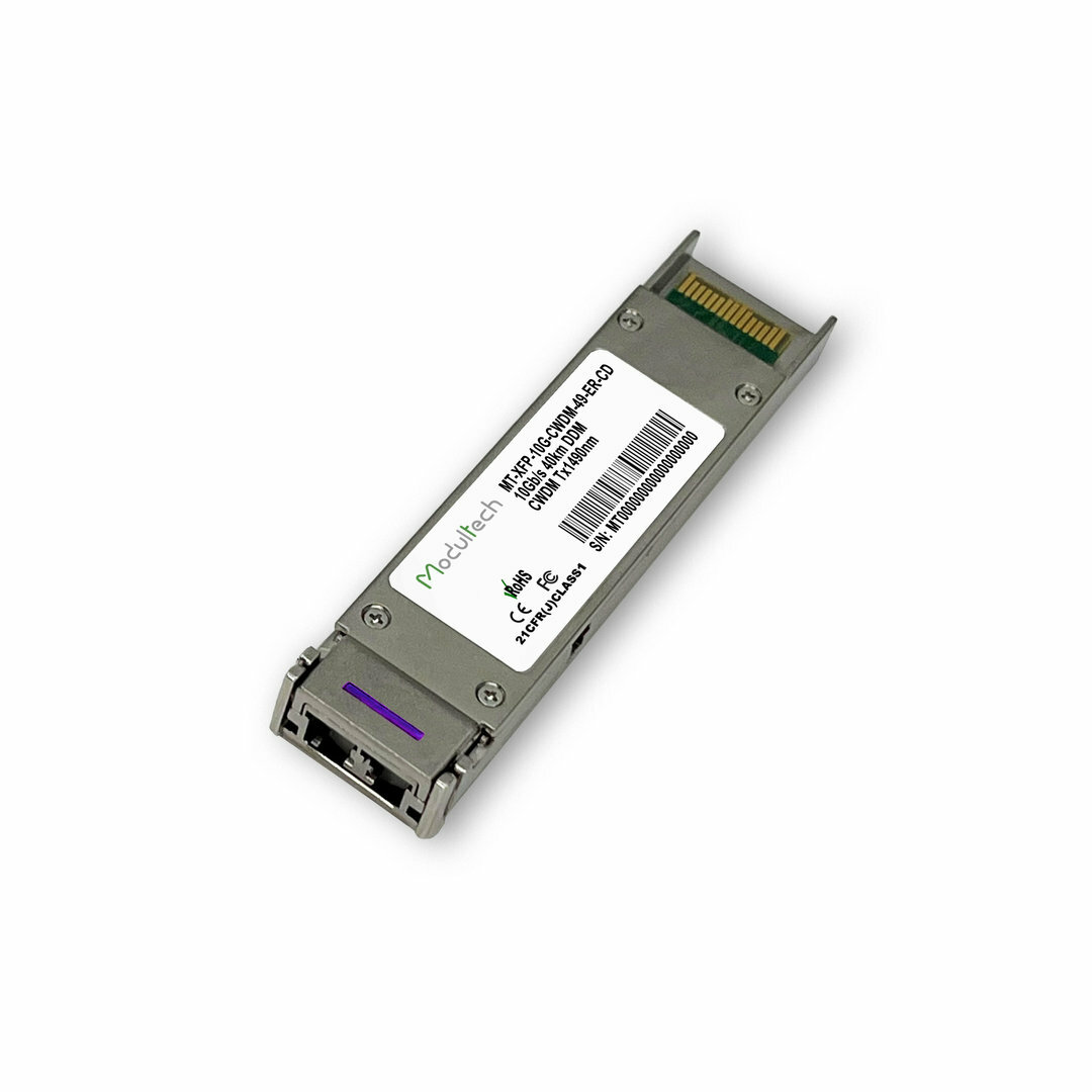 Модуль XFP CWDM 10 Гбит/с, 40 км, 1490 нм, SMF, LC