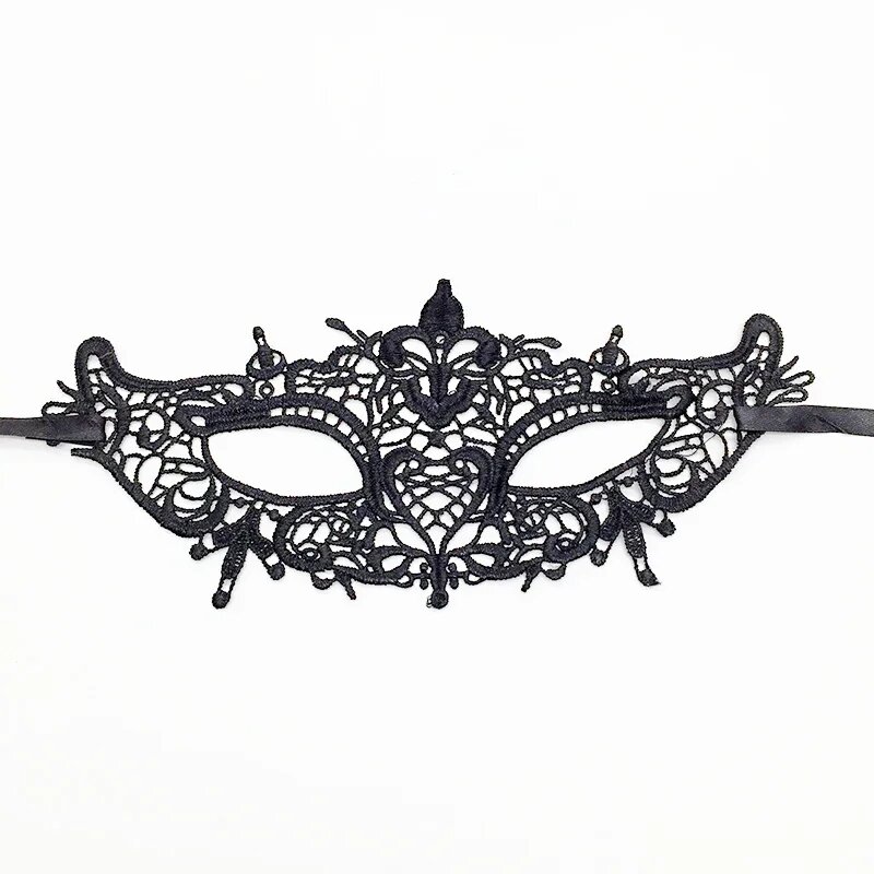 Кружевная маска для глаз Queen Alien Fox Черный, Sword head