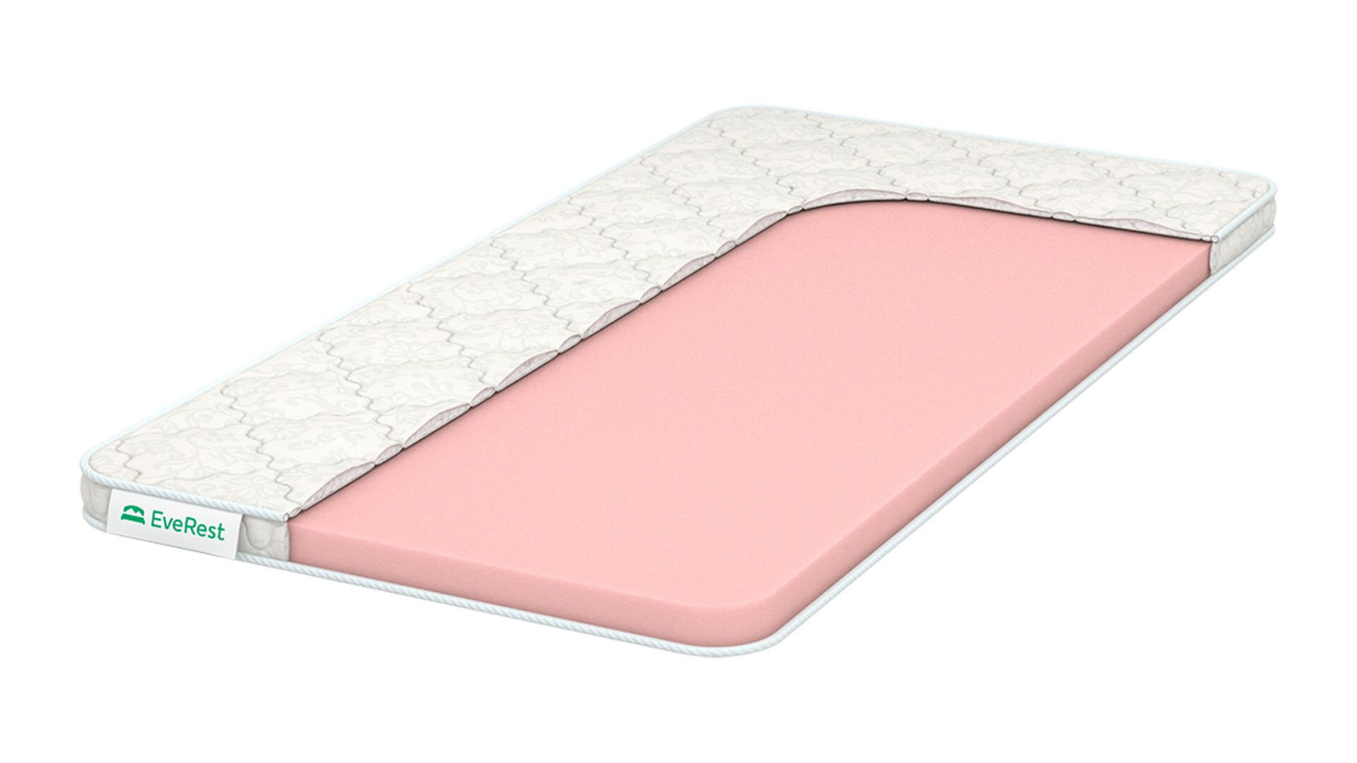 Матрас EveRest Rest Foam 6 85х195 серии RestSlim высота 6 см анатомический средней жесткости Беспружинный