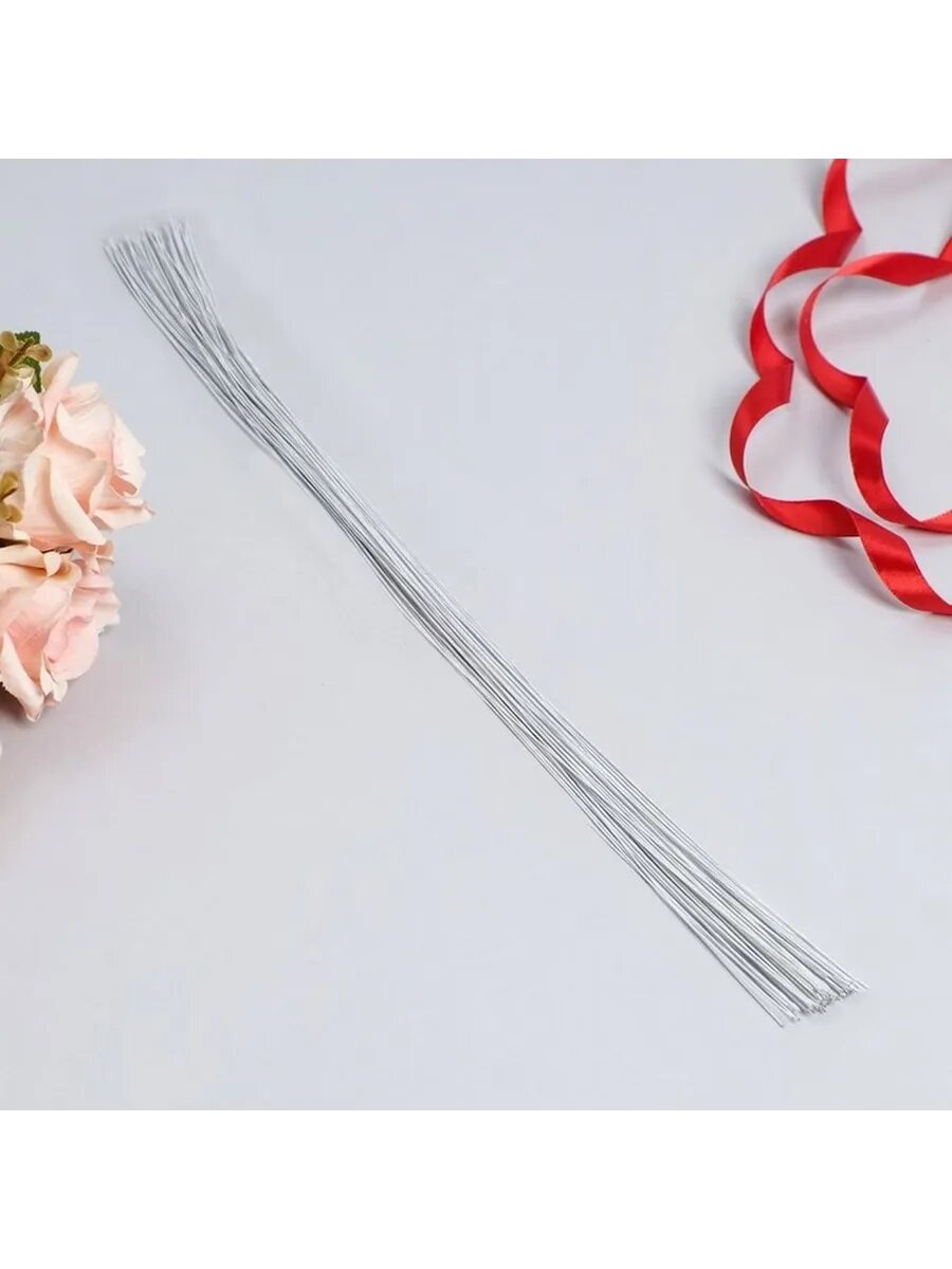 Флористическая проволока для творчества, 50 шт