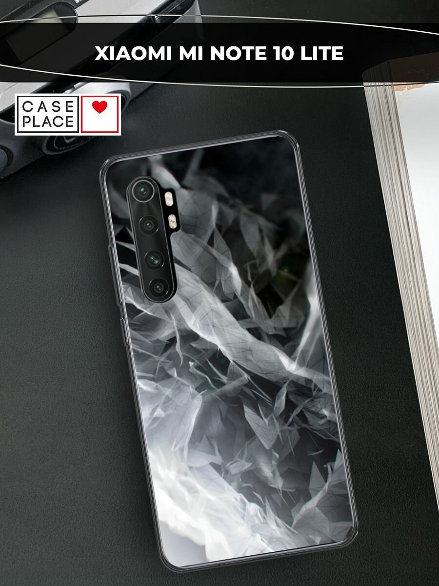 Чехол на Xiaomi Mi Note 10 lite / Сяоми Ми Нот 10 лайт с принтом "Абстракция 9"