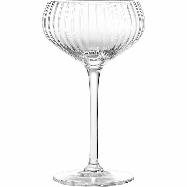 Шампанское-блюдце «Эллингтон», 1 шт, стекло, 200 мл, прозрачный (Kunstwerk)