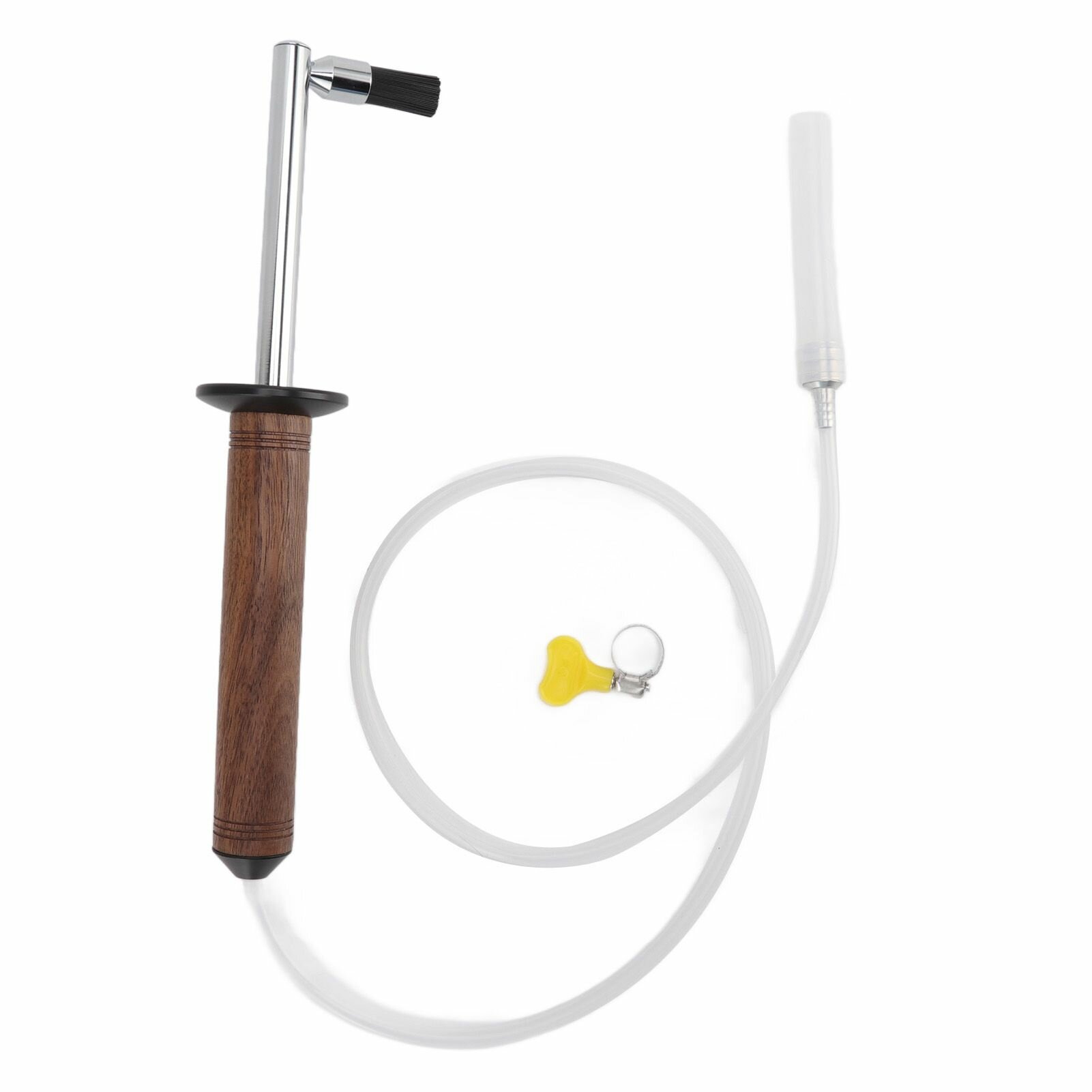 Щетка для чистки кофемашины, устойчивая к высоким температурам деревянная ручка, сменный инструмент для очистки кофемашины паром