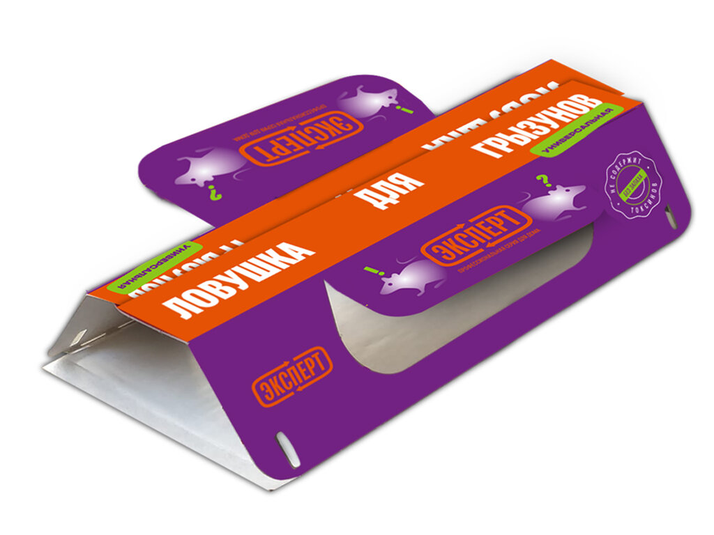 Ловушка для грызунов Эксперт Lt024953, липкая пластина, 1 шт