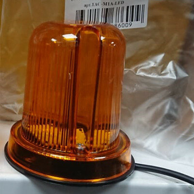 Маяк светодиодный m1-а 12-24v (на магните), диаметр 80мм, высота 95мм