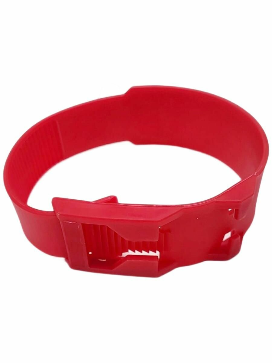 Ножные ленты Банды для КРС, красный. Метка для крупных животных.