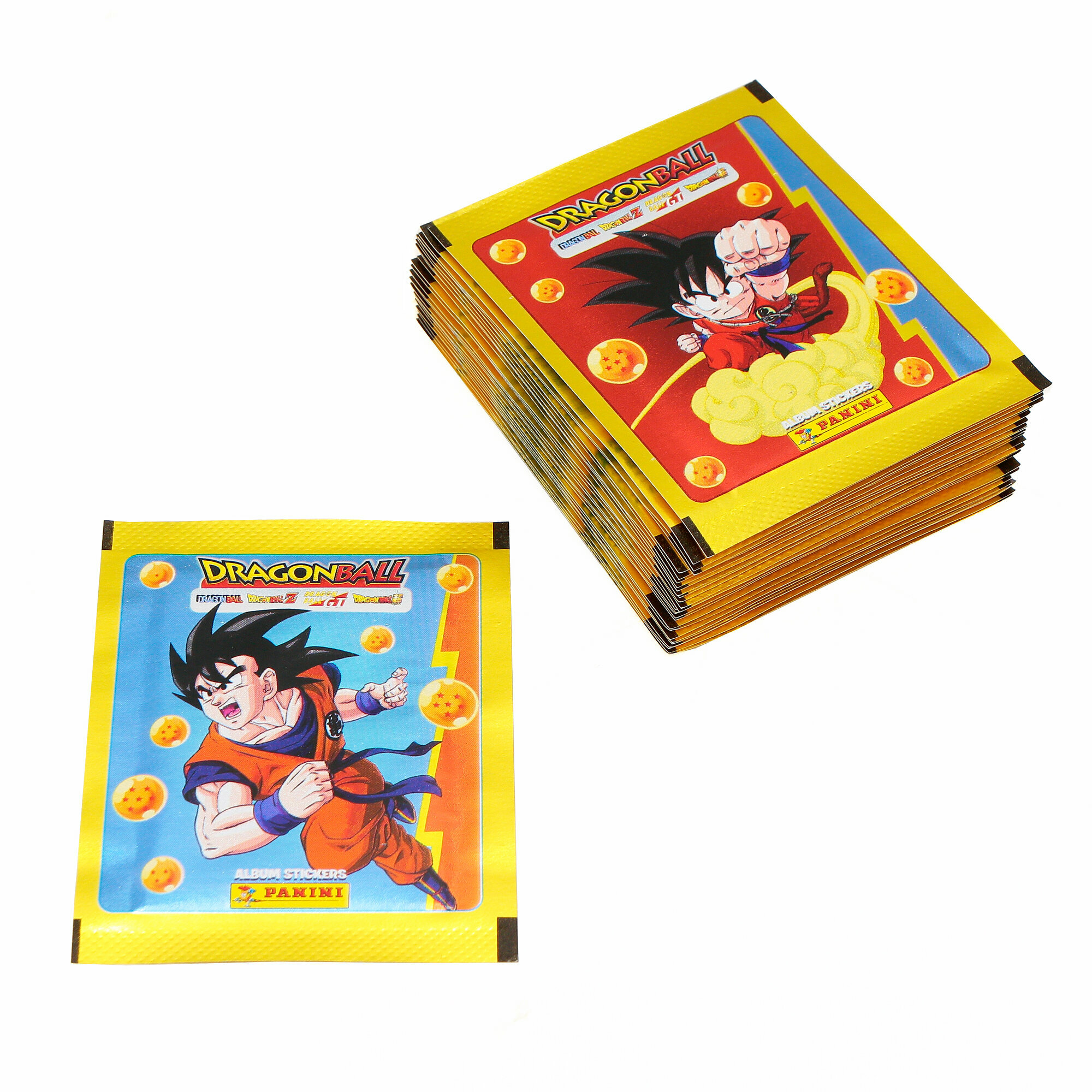 Наклейки для коллекционирования Panini Жемчуг дракона Dragon Ball, 30 пакетиков - 150 наклеек