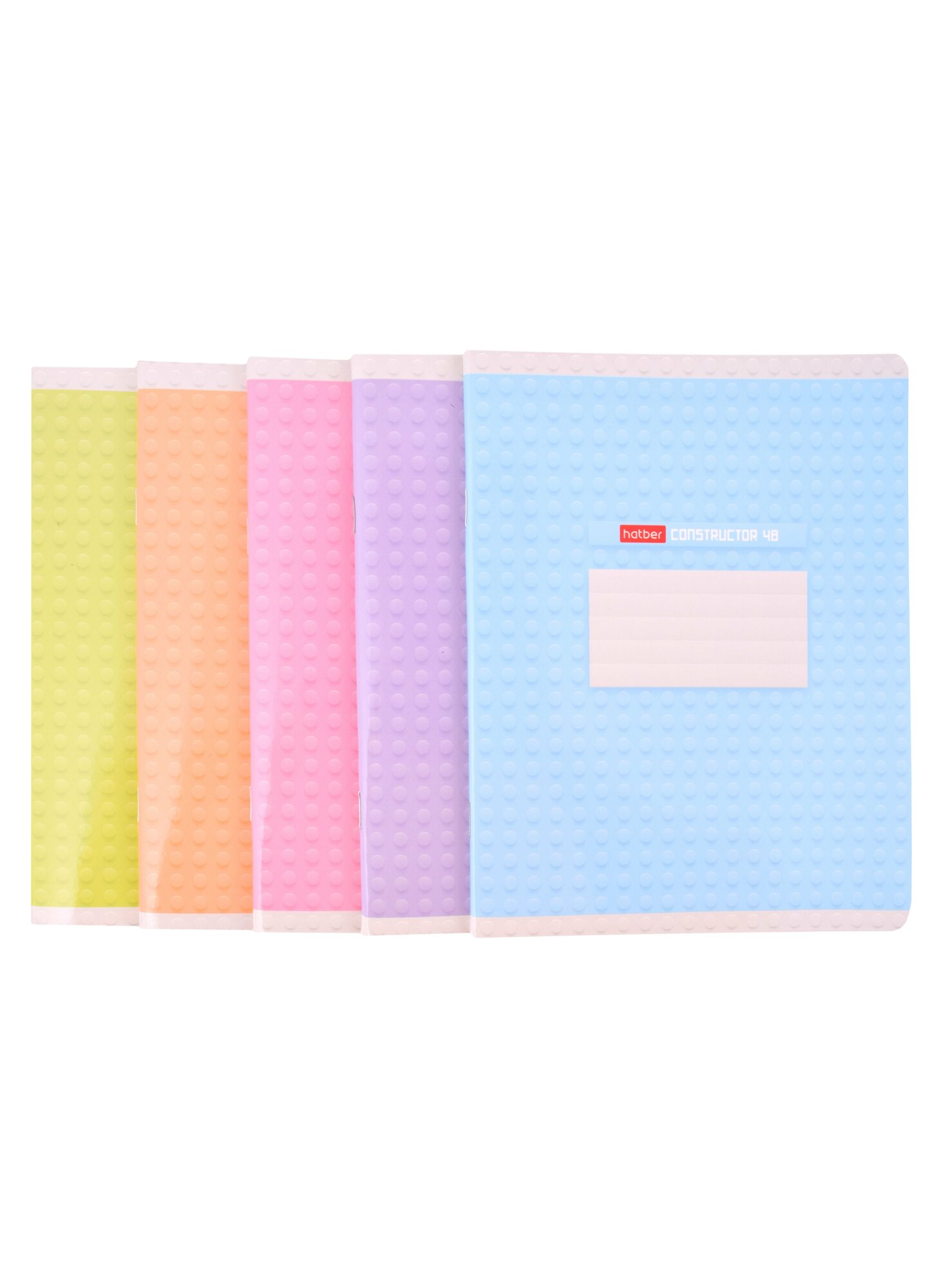 Тетради в клетку Hatber, Constructor, 48 листов, 5 штук