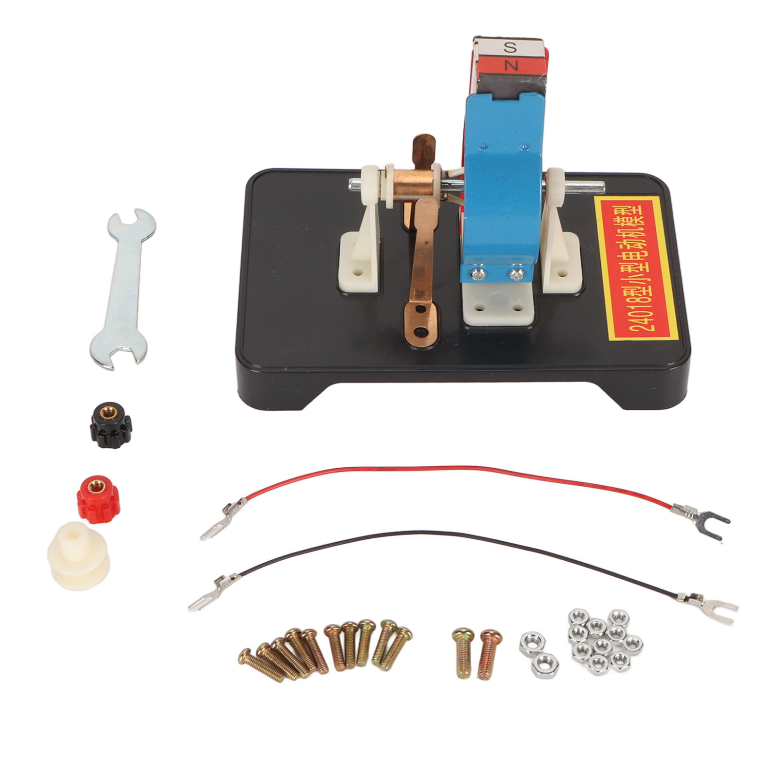 DIY DC Electric Motor Model Assemble Kit Portable Simple for Kids Physics Science Educational Toy
