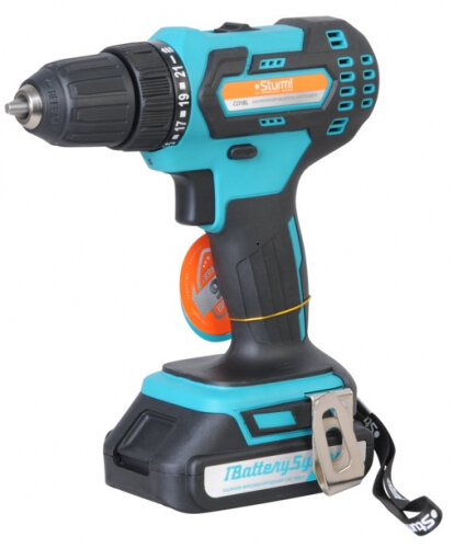 Шуруповерт аккумуляторный Sturm! CD18L , 18В, 1BatterySystem, 27Нм, 2x1.5Ач, кейс
