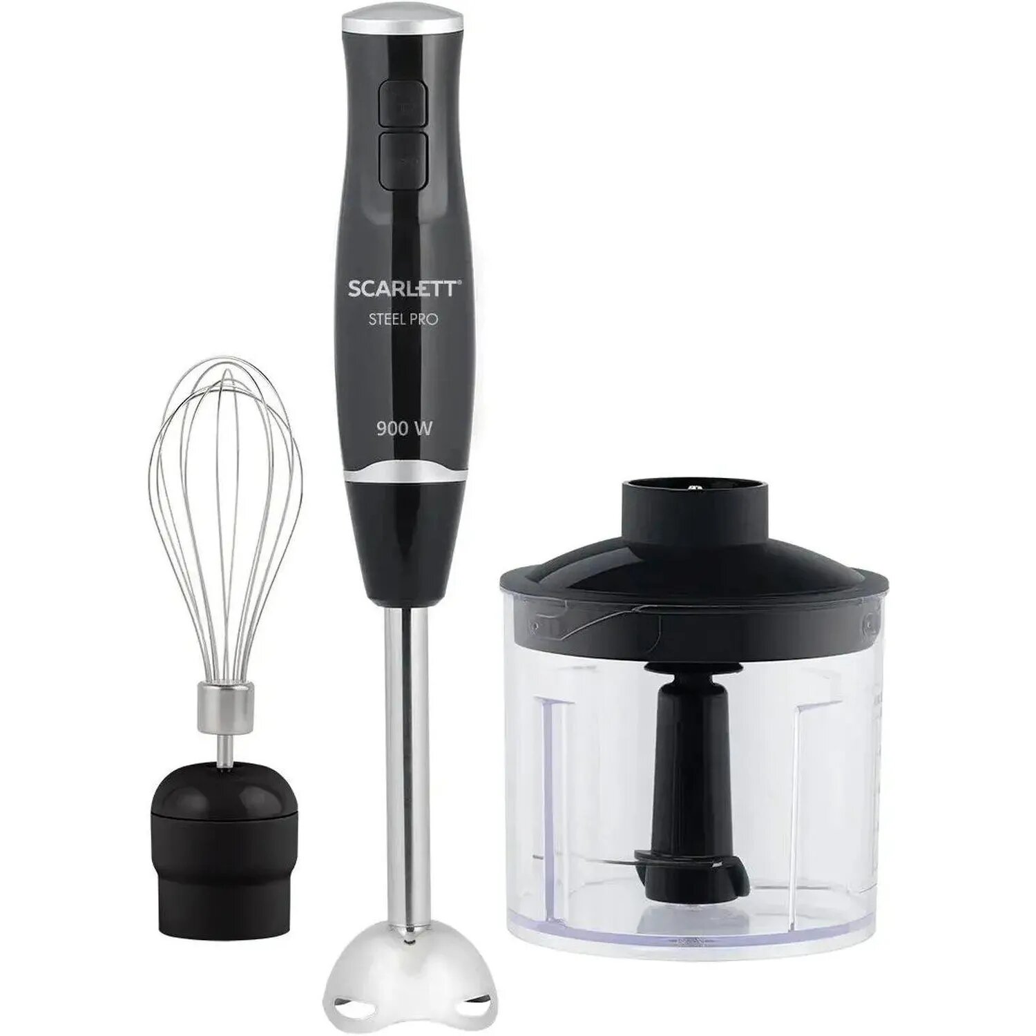Блендер SCARLETT SC-HB42F08, погружной, 900Вт, черный