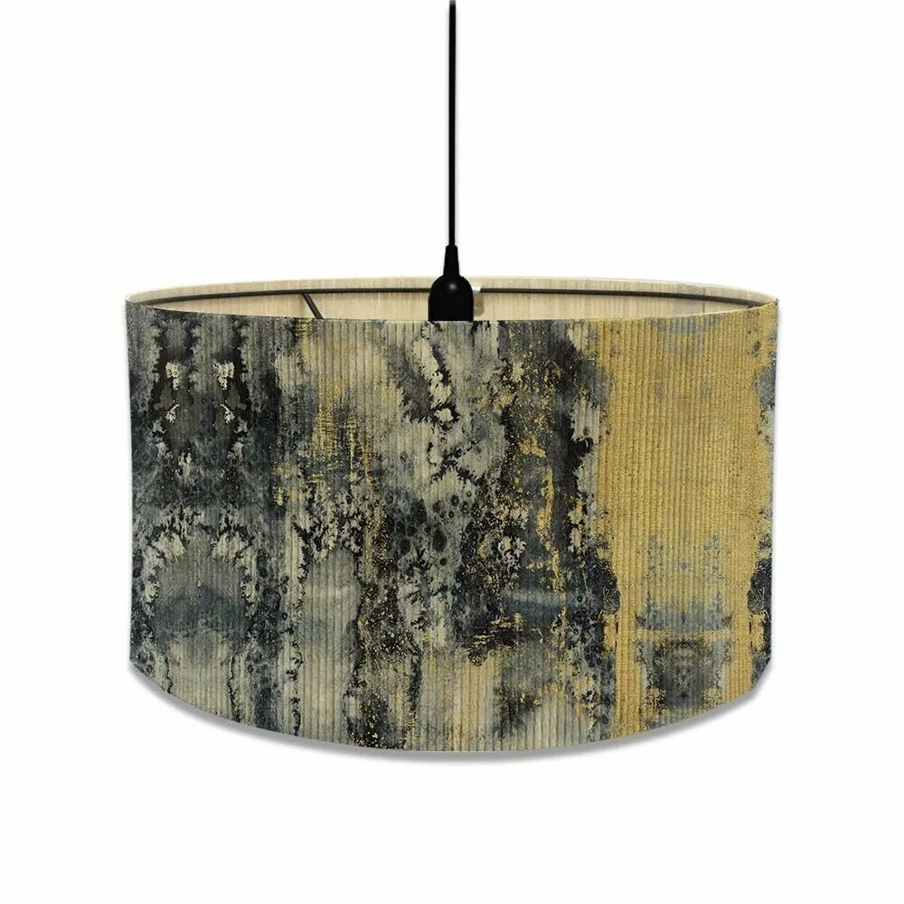 Современный круглый абажур диаметром 30 см / Подходит для настольных и напольных ламп