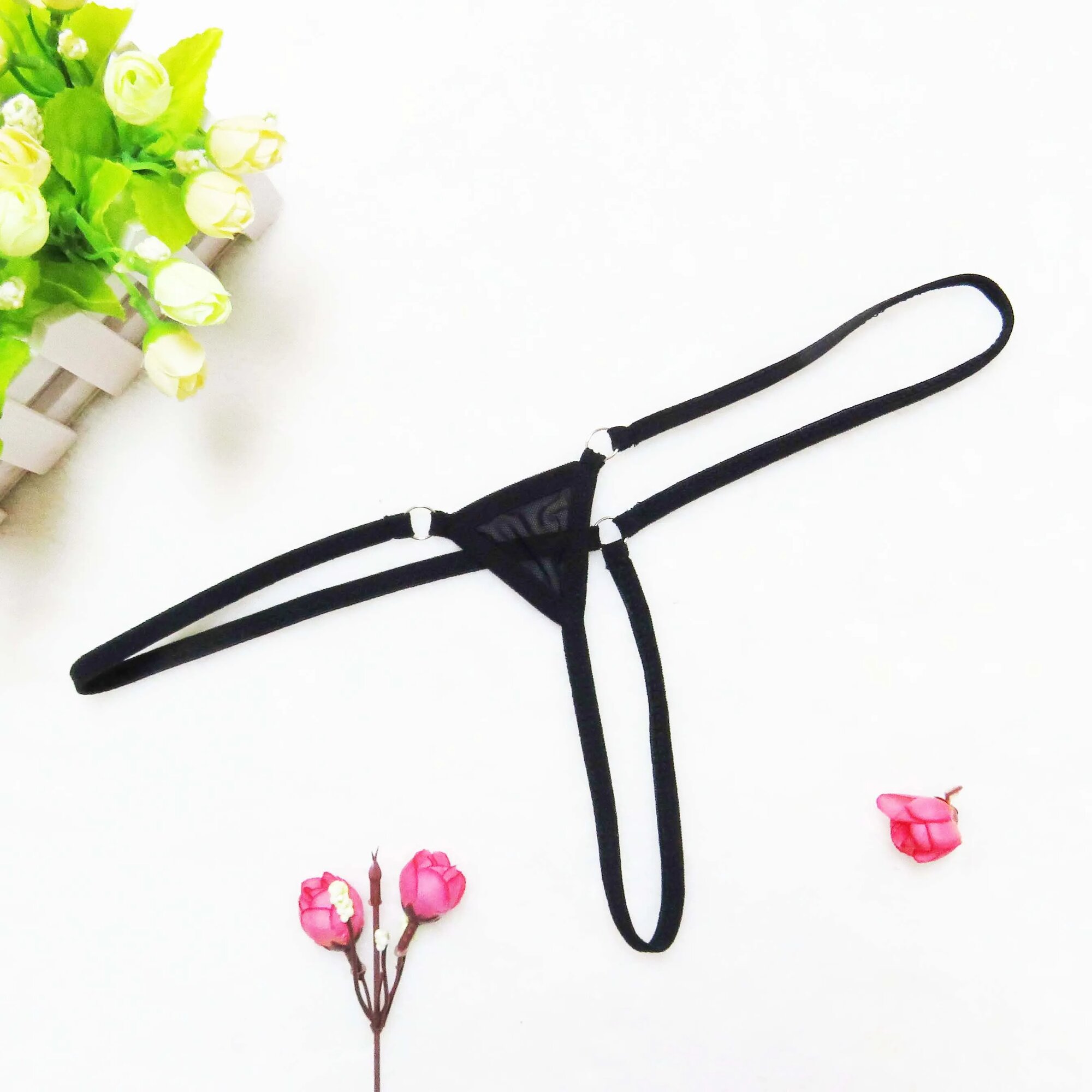 Женское сексуальное нижнее белье, мини стринги с заниженной талией, Т-образные штаны, эластичный купальник, плавательные штаны, женские трусики Черный, Черный