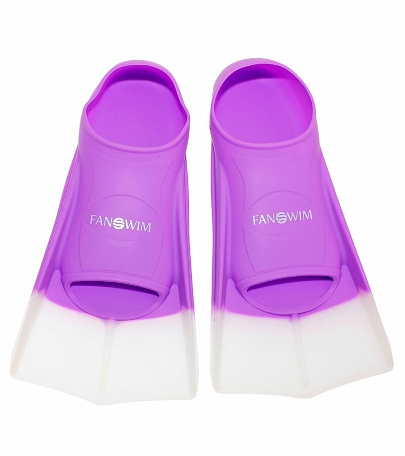 Ласты FanSwim F24, тренировочные, для бассейна, фиолетовые, размер 36-38