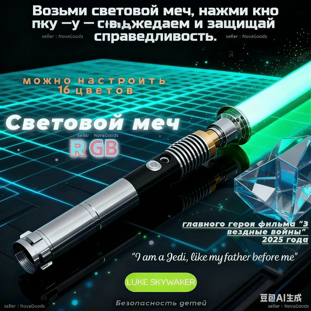 Металлический световой меч, легкая лазерная сабля, кукла Звездные войны , детская игрушка , luke skywalker