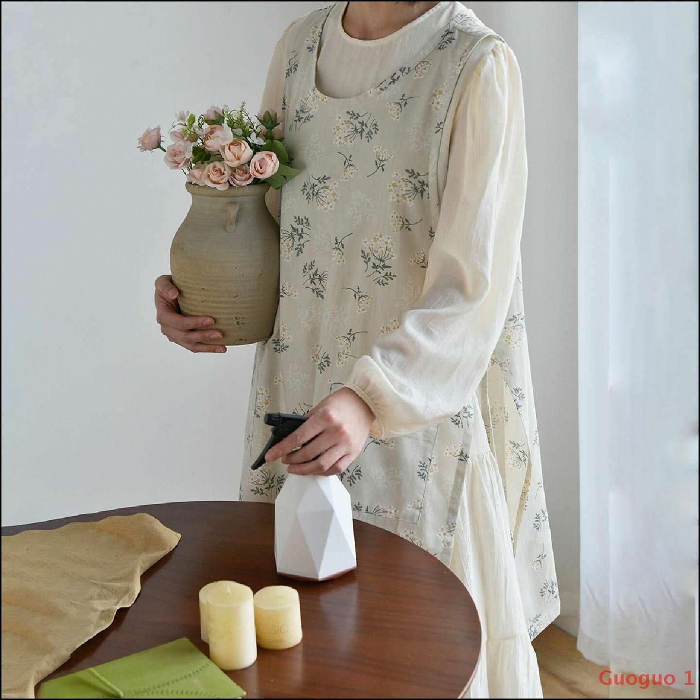 Фартук в корейском стиле, фартук из кофейни и ресторана-sh