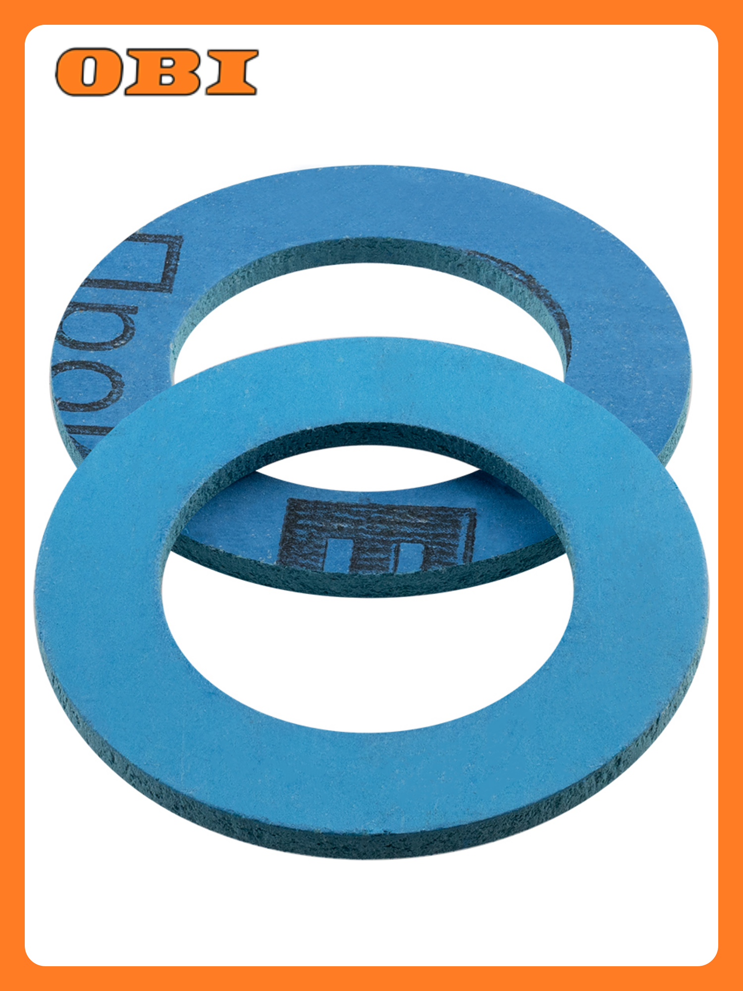 Прокладка Masterprof MPF, паронитовая, безасбестовая, круглая, 1 1/4", 2 шт