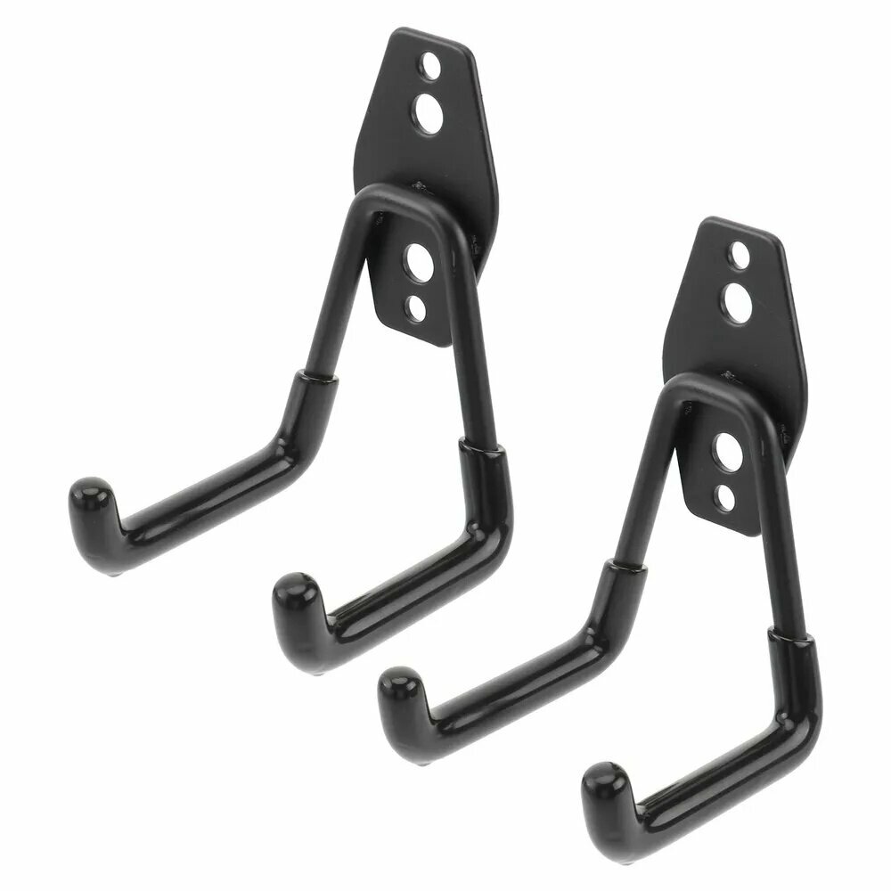 Крючки Для Гаража, Металлические, U-Образные, Для Вешания Инструментов, 2 Шт, Черный