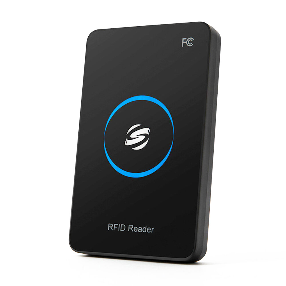 Считыватель RFID меток 134.2Khz для карт EMID/FDX-B с USB портом, модель W81, рабочая частота 125Khz&134.2Khz, напряжение 5V, расстояние считывания 0~150mm, скорость считывания 0.2s, размеры 105x65x15mm, вес 120g, индикатор 2-х цветов (синий, зеленый),