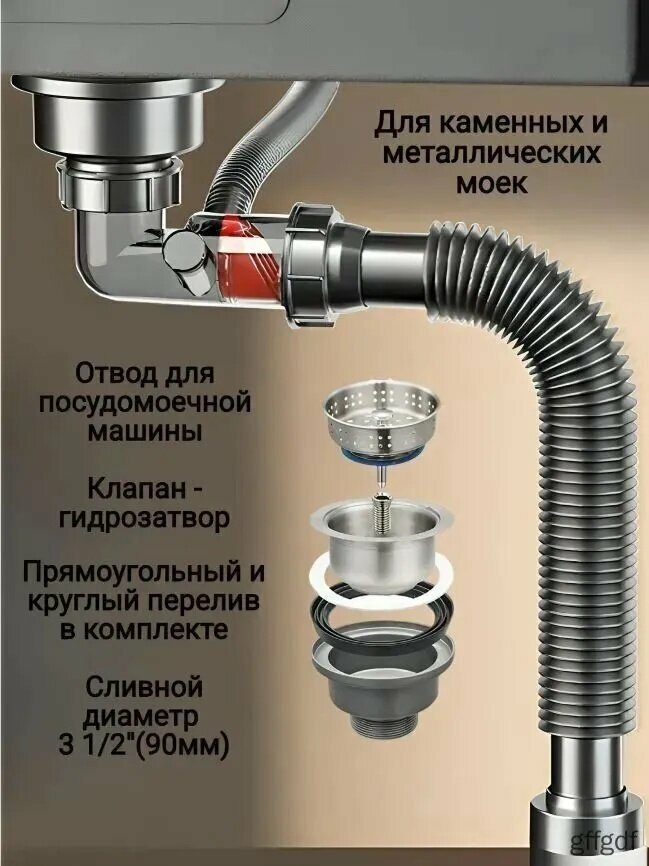 Сифон сливной