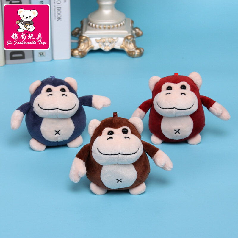 Горилла кукла кулон брелок маленький размер креативный шимпанзе Автомобильная сумка кулон Кинг-Конг плюшевая игрушка