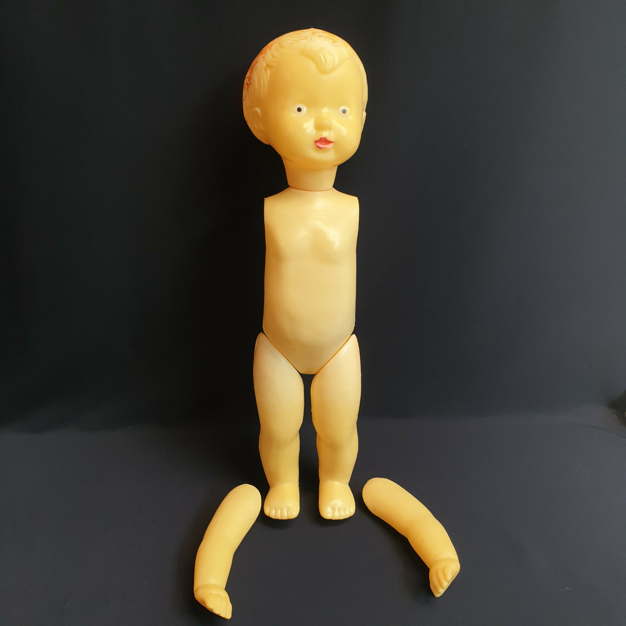 Кукла "Витя" 55 см, пластик, звук. модуль. Винтаж, СССР.