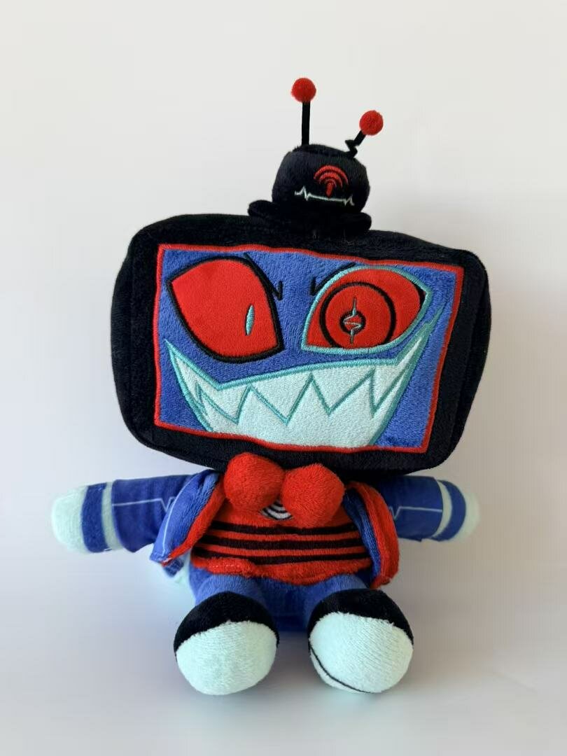 Плюшевая игрушка «Босс-клоун» из Hazbin Hotel, 25 см, фигурка из гостиницы «Ад».