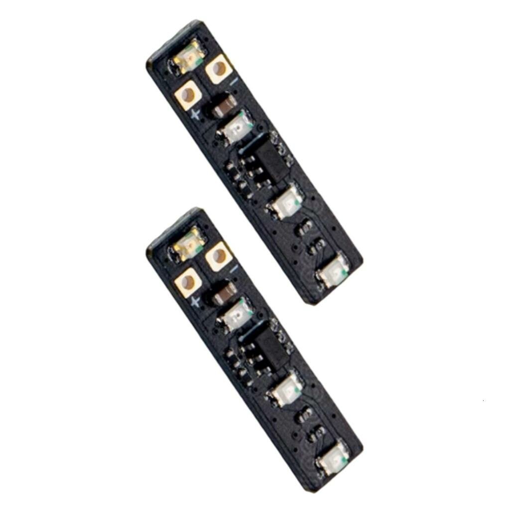 2 светодиодных трехцветных 1-струнных модуля индикации уровня заряда батареи напряжением от 3,7 до 4,2 В 1,5 Ма 0,006 Вт