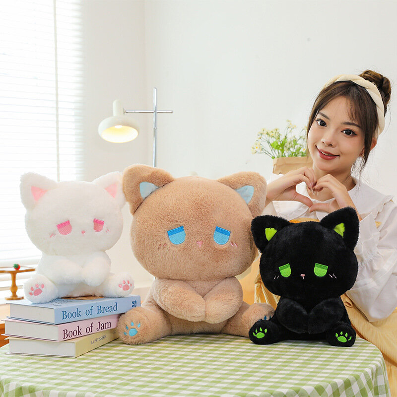 Трансграничная интернет-знаменитость эмо глупый кот плюшевая игрушка кукла для подруги подарок на день рождения кукла