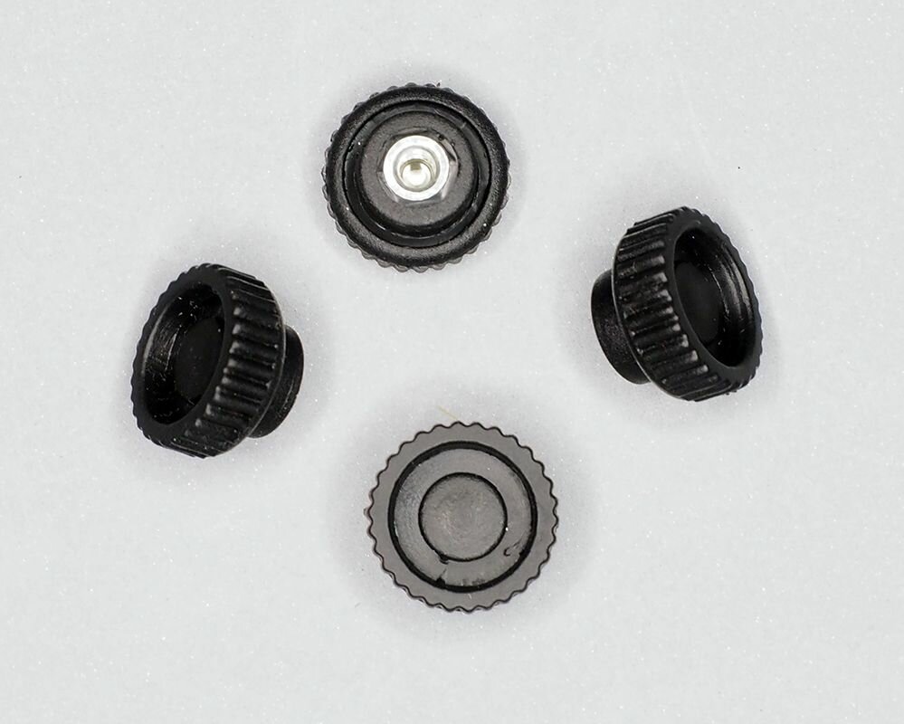 Гайка барашек круглая М4 глухая 4 штуки